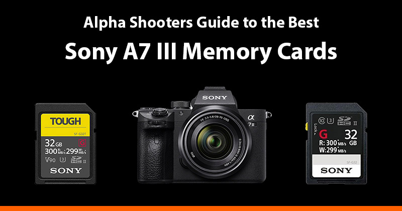 Best Sony a7III Memory Cards & Deals - AlphaShooters.com
